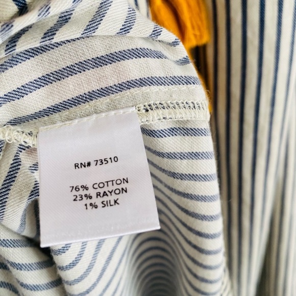 Sister Mary | Dresses | Sister Mary Marylou Stripe Embroidered Floral ...